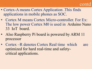 LECT 1: ARM PROCESSORS | PPSX