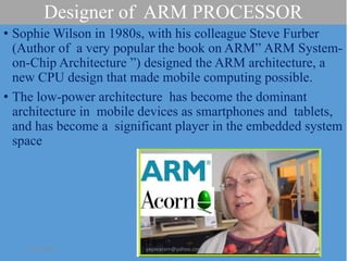 LECT 1: ARM PROCESSORS | PPSX