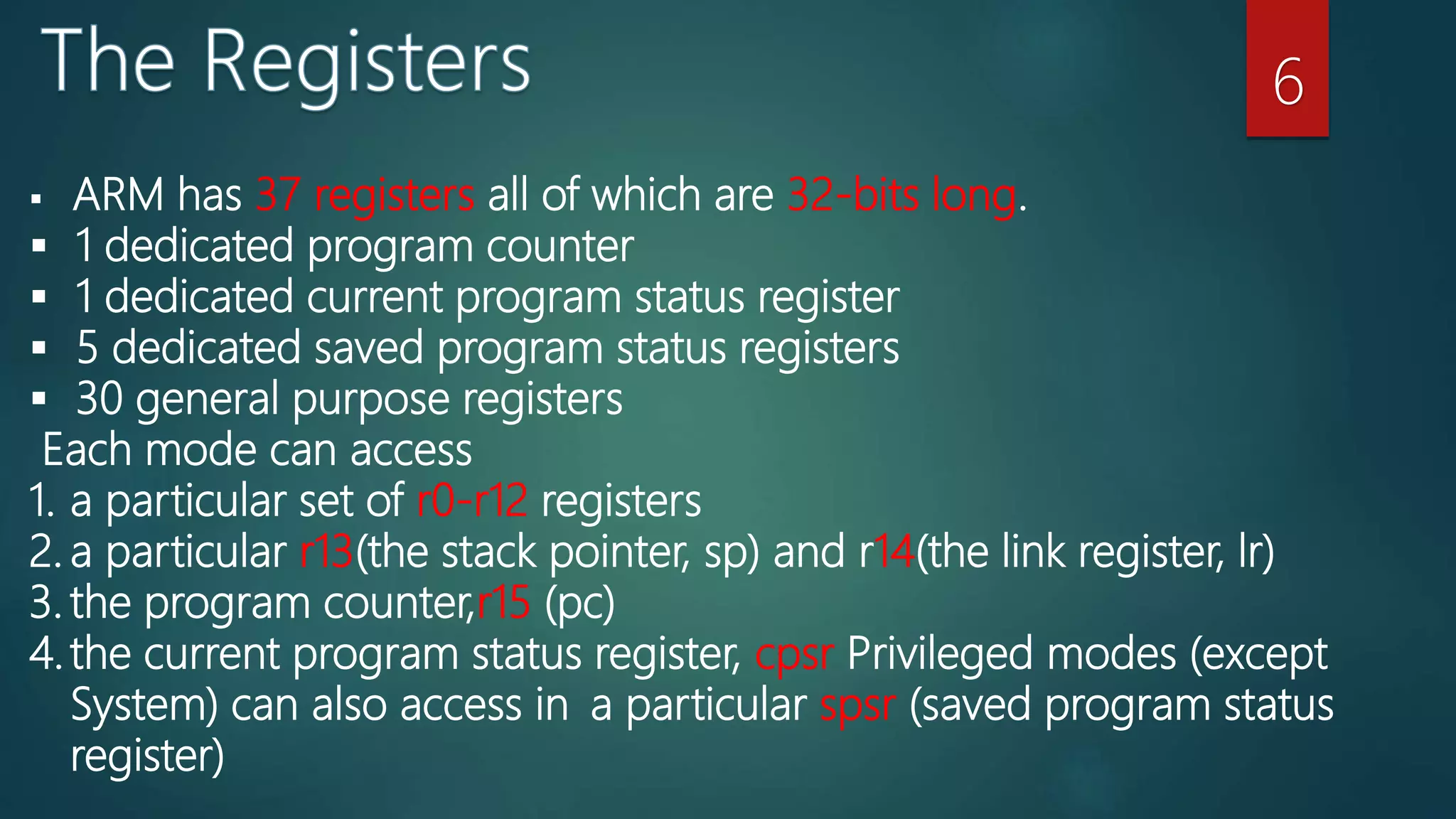 Arm Processors Architectures | PPTX