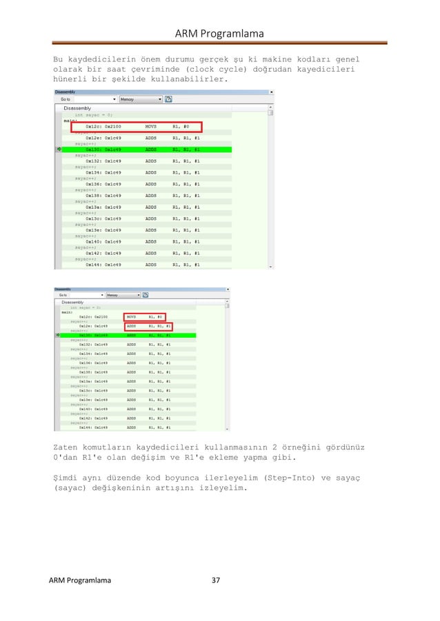 ARM Programlama | PDF