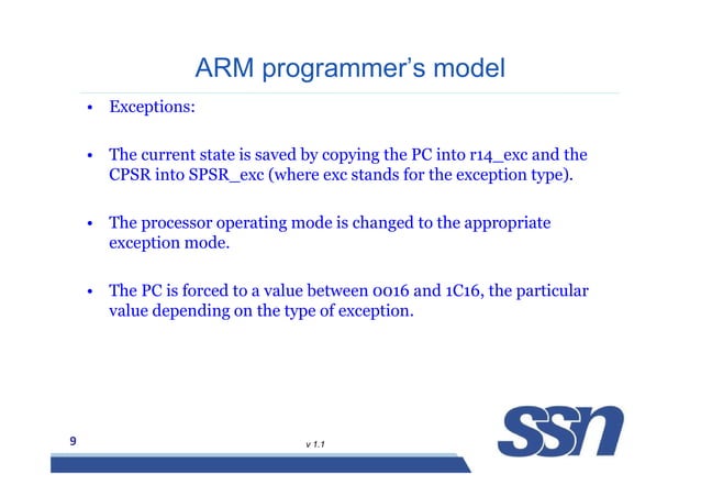 ARM programmer's model.pdf | Operating Systems | Computer Software and ...