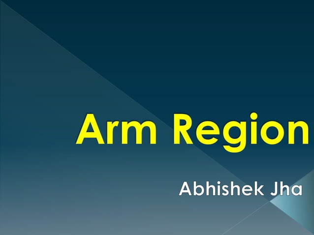 Arm region | PPT