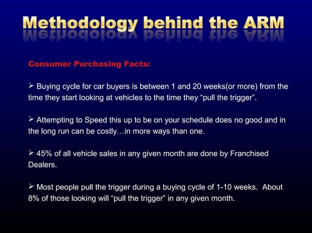 ARM ROI Presentation | PPT