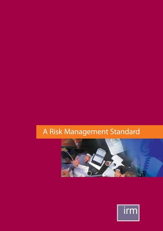 The IRM India- A Risk Management Standard | PDF