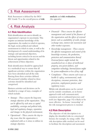 The IRM India- A Risk Management Standard | PDF