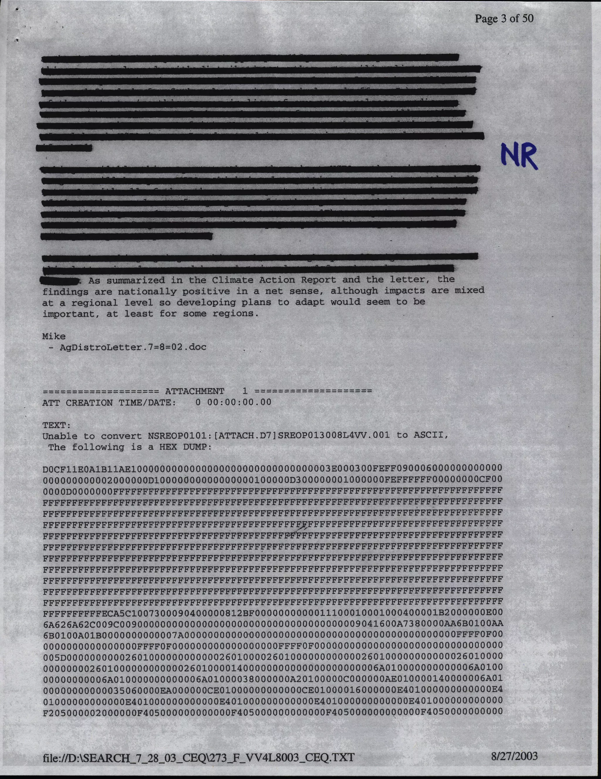 CAR Email 7.9.02 (a) | PDF