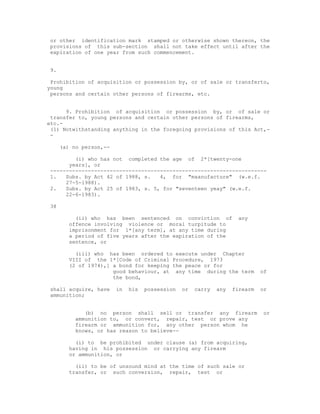 Indian Arms act 1959 | PDF