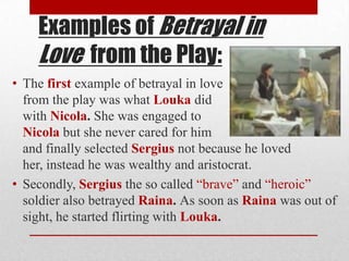 Arms and the Man by GB Shaw ppt | PPT