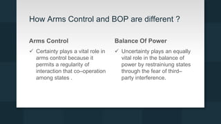 Arms control / Balan | PPTX
