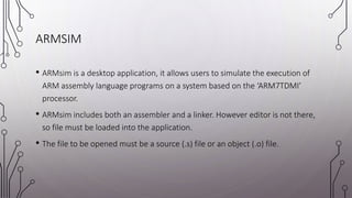 Armsim (simualtor) | PPT