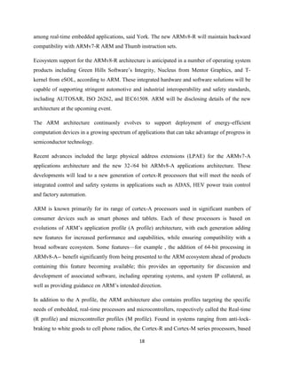 Arm's new architecture for automotive and industrial control markets | PDF