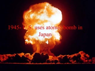 Cold War - Arms Race | PPT