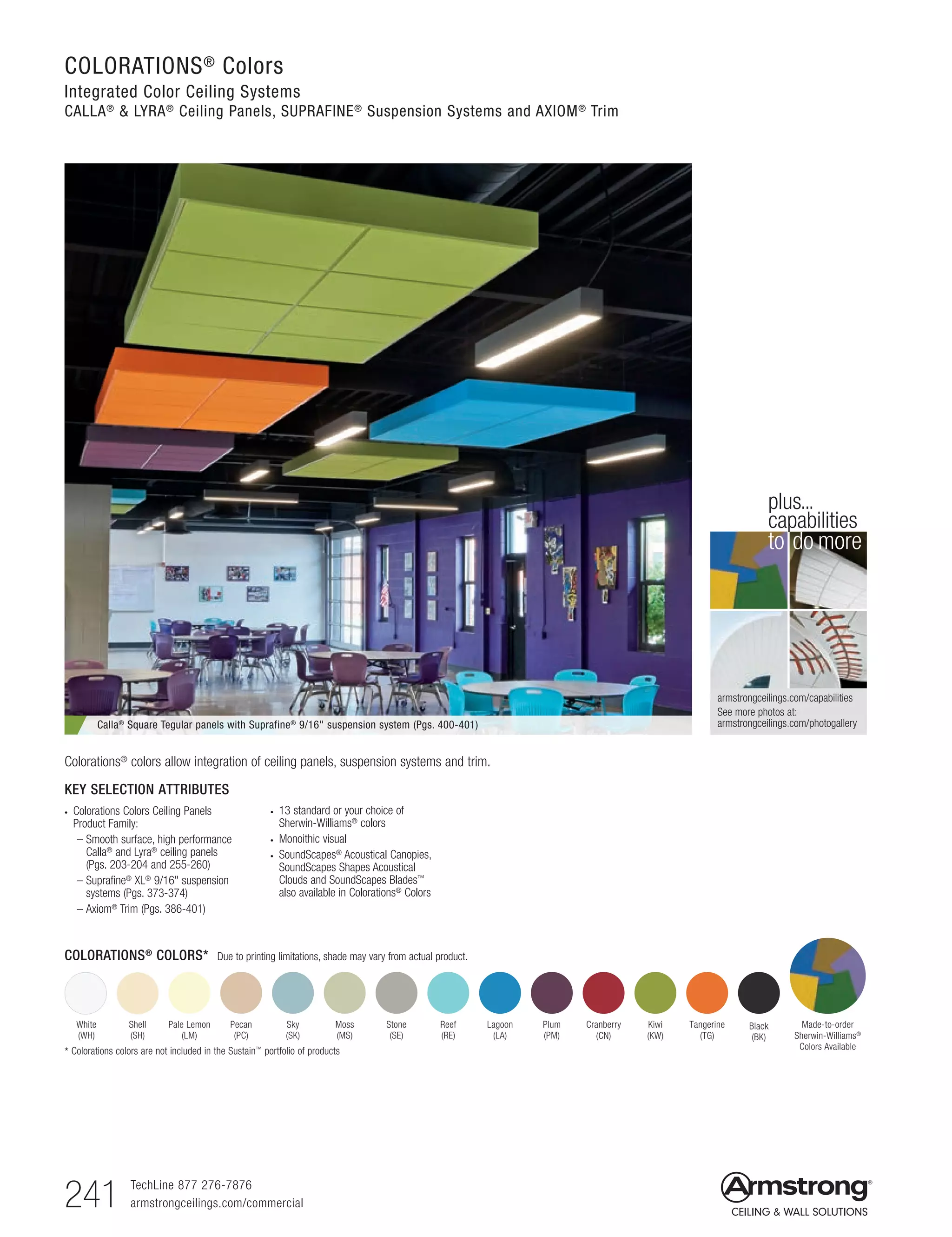 09-Armstrong ceilings-mineral-fiber-fiberglass-specifiers-reference | PDF