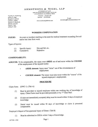 Workers Compensation 101 | PDF