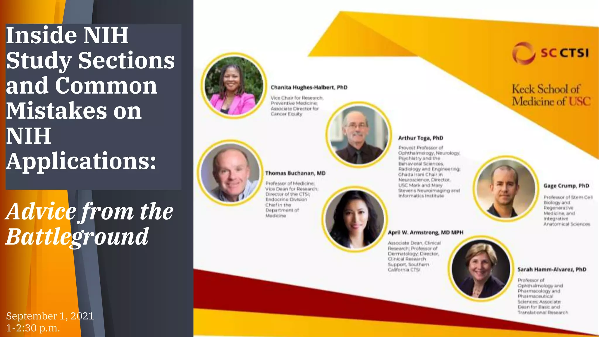 Advice from the Battleground: Inside NIH Study Sections and Common ...