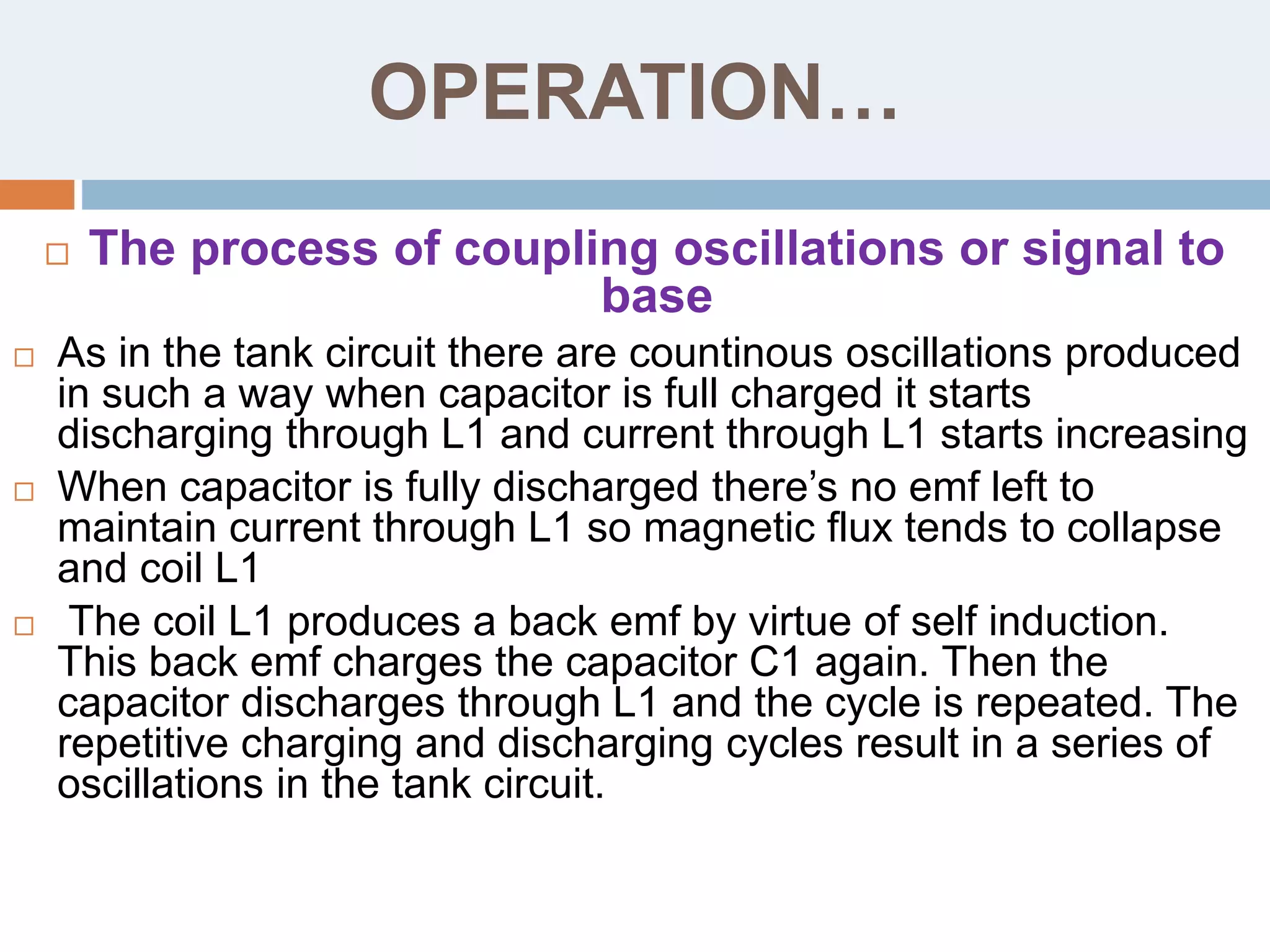 Armstrong oscillator | PPTX