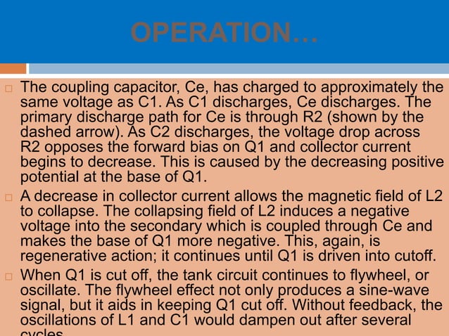 Armstrong oscillator | PPTX | Consumer Electronics | Technology & Computing