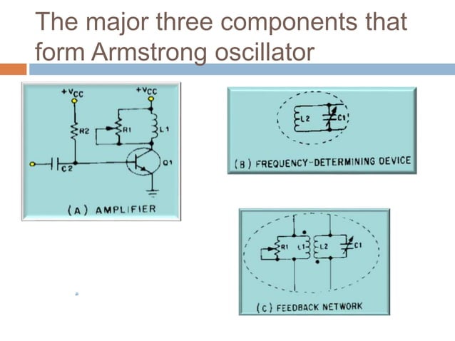 Armstrong oscillator | PPTX | Consumer Electronics | Technology & Computing