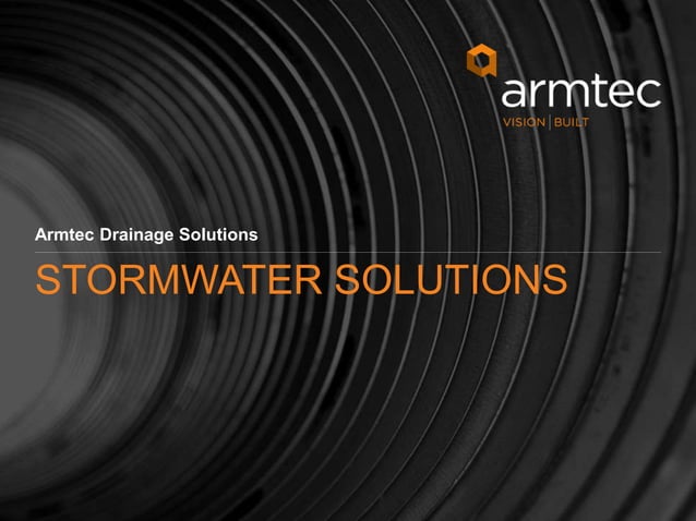 Armtec Drainage Stormwater Solutions | PPTX | Civil Engineering ...