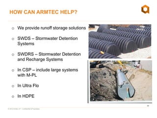 Armtec Drainage Stormwater Solutions | PPTX