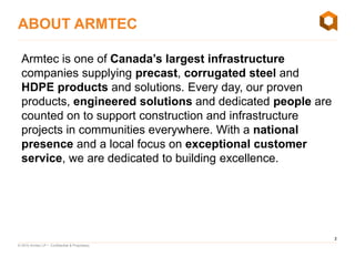 Armtec Drainage Stormwater Solutions | PPTX