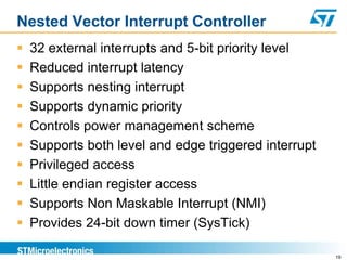 ARM Cortex-M3 Training | PPTX