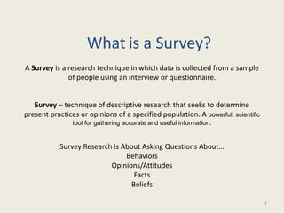 Research Surveys | PPTX