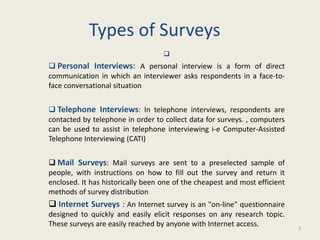 Research Surveys | PPTX