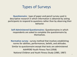 Research Surveys | PPTX