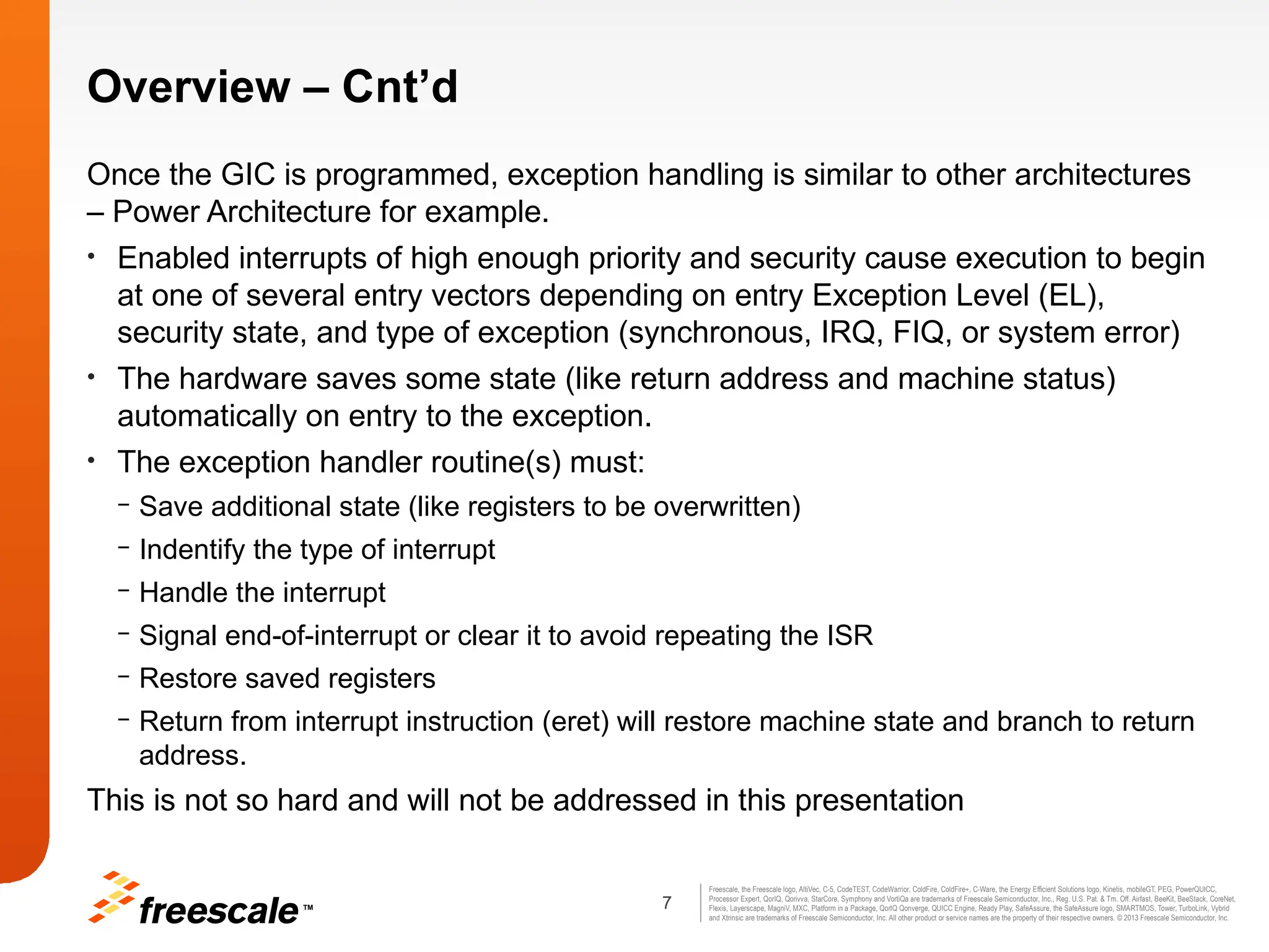 ARMv8_Exception_Handling_r1 ARMv8_Exception_Handling_r1 | PPTX