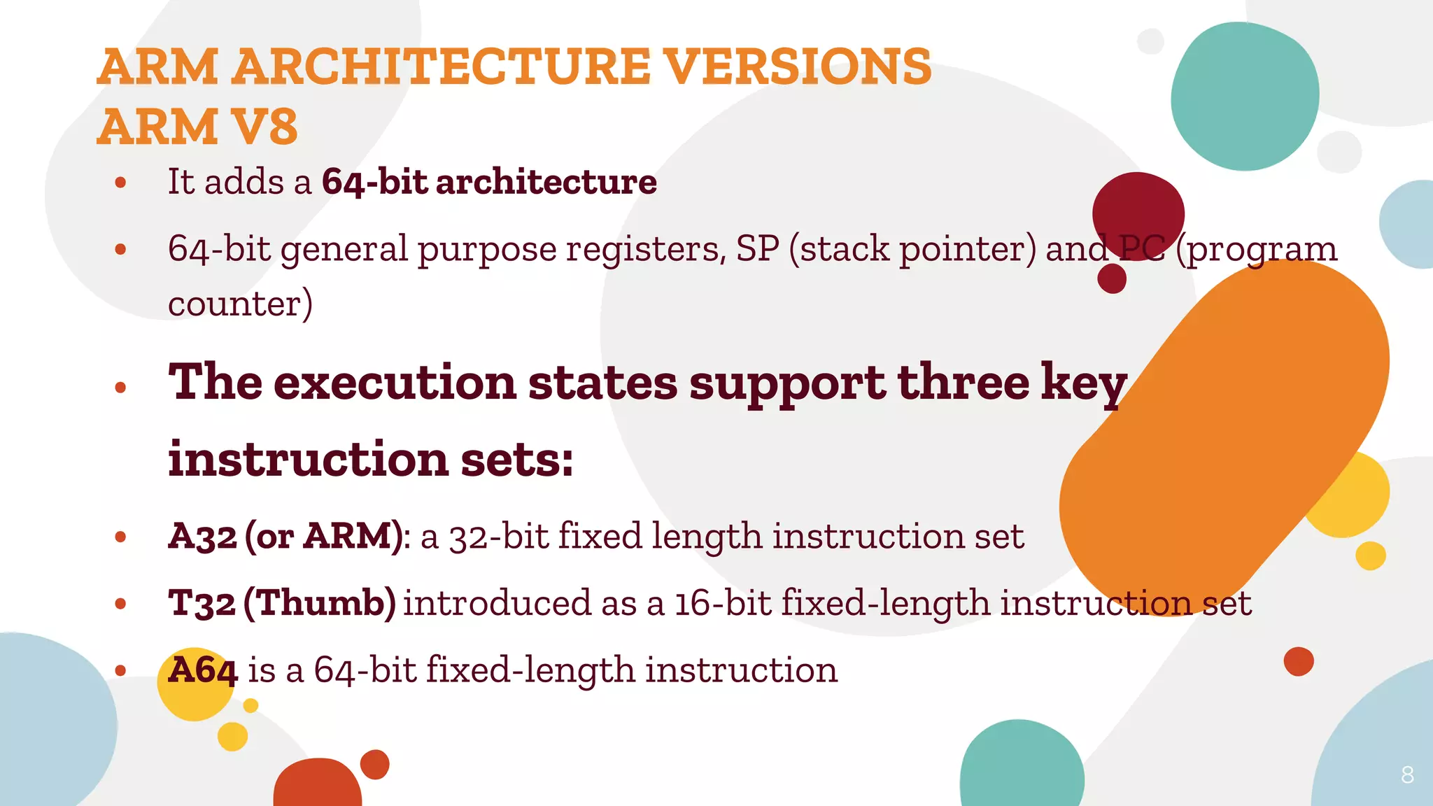ARM Versions, architecture | PPTX