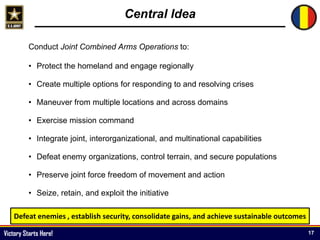 Army Operating Concept Team Teach | PDF