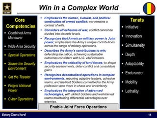 Army Operating Concept Team Teach | PDF
