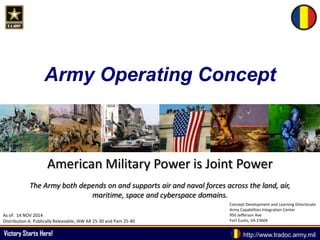 Army Operating Concept Team Teach | PDF