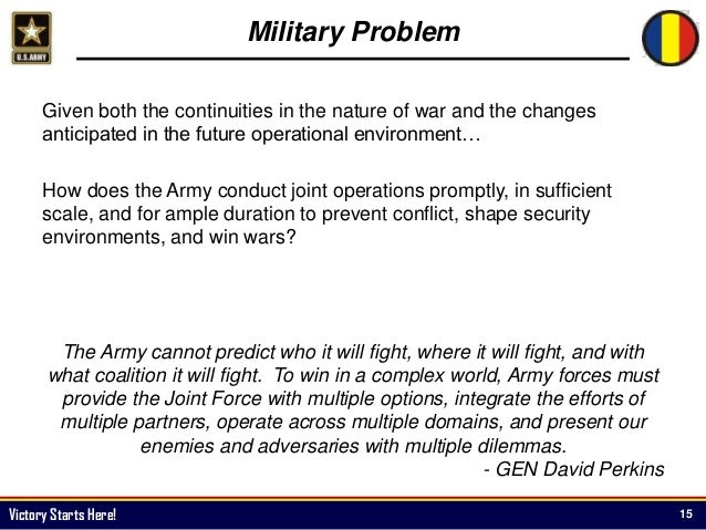 Army Operating Concept Team Teach