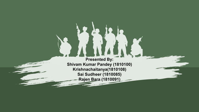 Pitch for Career in Indian Army | PPT