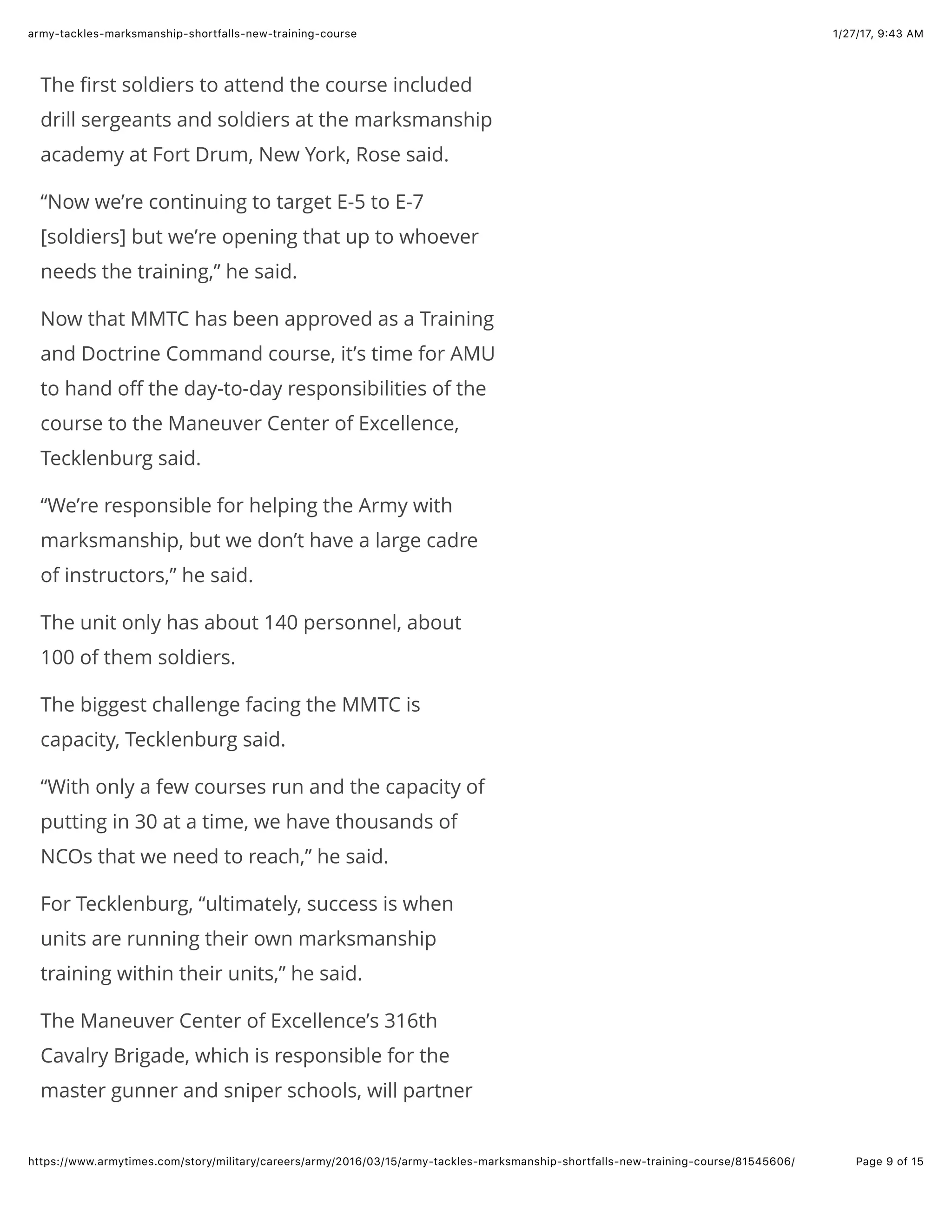Army tackles-marksmanship-shortfalls-new-training-course | PDF