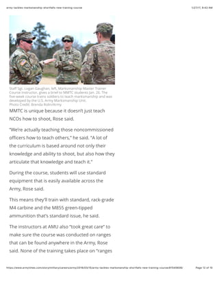 Army tackles-marksmanship-shortfalls-new-training-course | PDF
