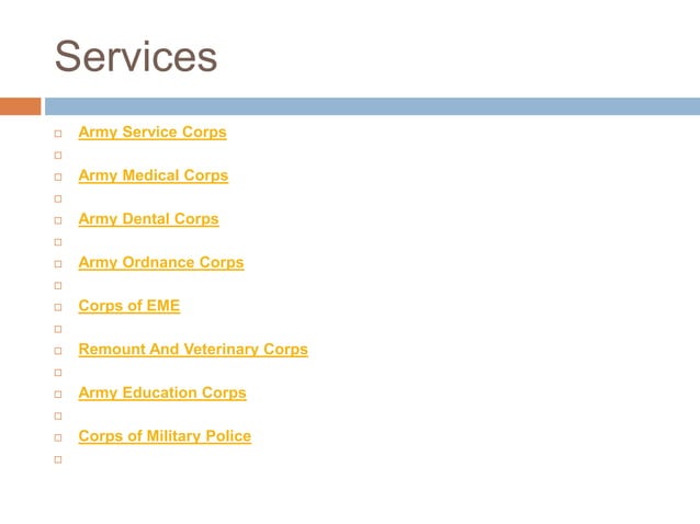 Army As A Career | PPTX