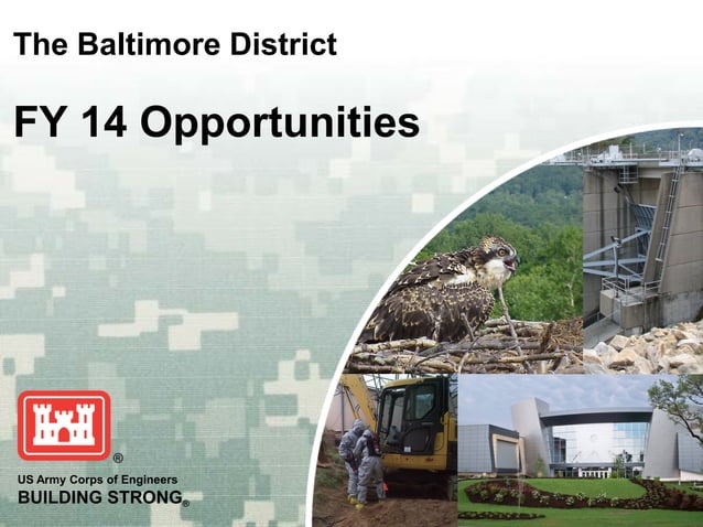 Contract Connections: Military Construction - Army Corps Baltimore | PPT