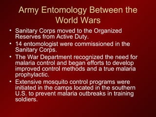 Army entomology a_historical_perspective | PPT