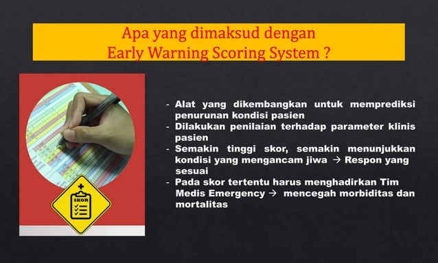 Implementasi Early Warning Scoring System | PPTX