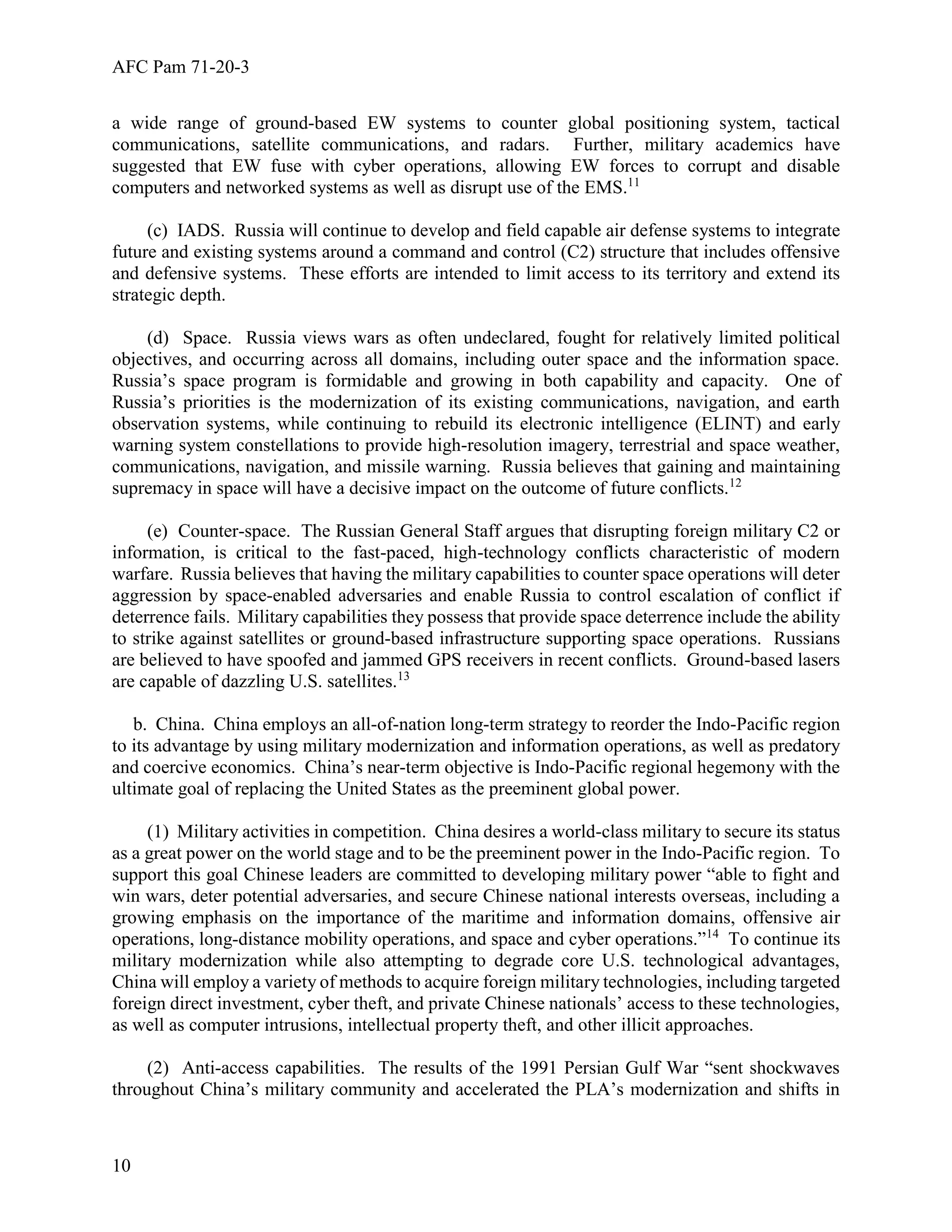 Army Futures Command Concept for Intelligence 2028 | PDF