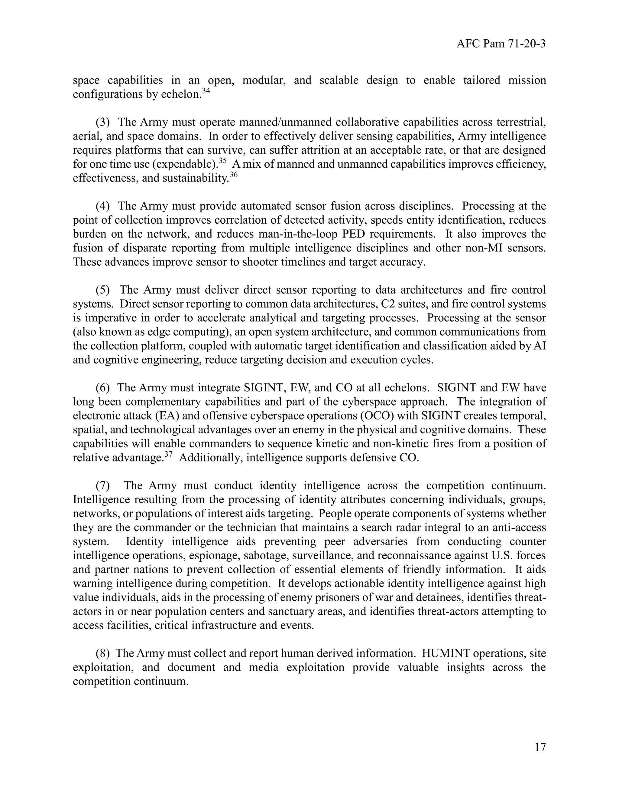 Army Futures Command Concept for Intelligence 2028 | PDF