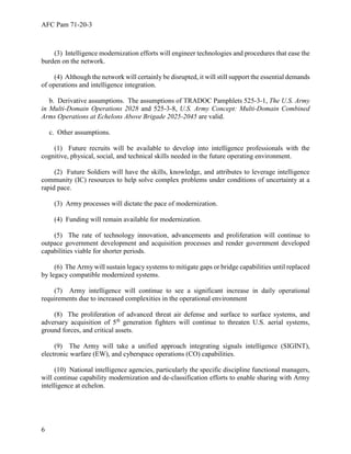 Army Futures Command Concept for Intelligence 2028 | PDF