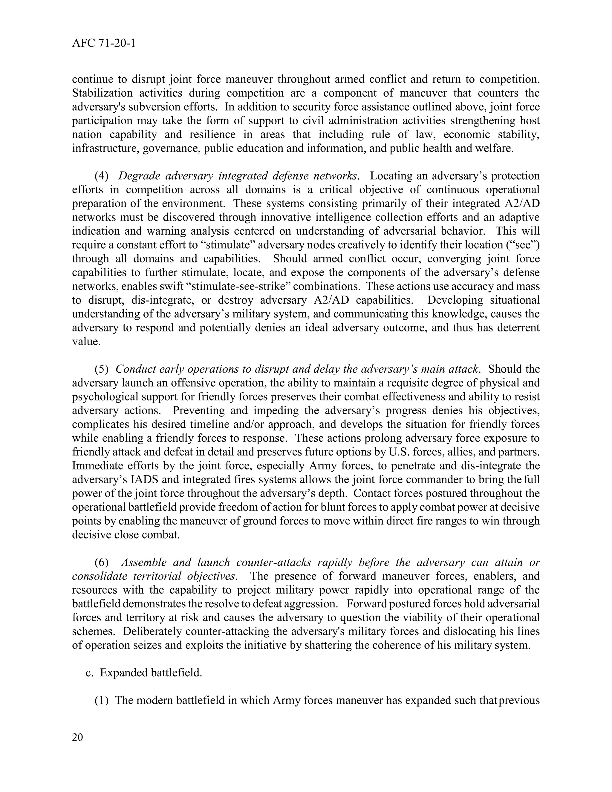 Army Futures Command Concept for Maneuver in Multi Domain Operations ...