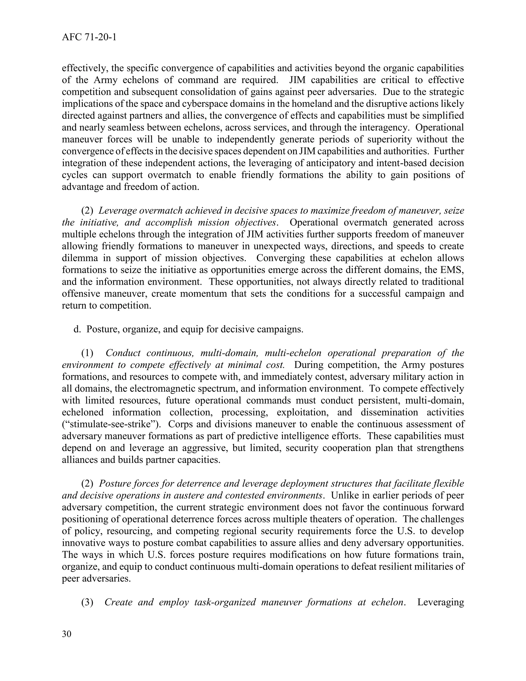 Army Futures Command Concept for Maneuver in Multi Domain Operations ...