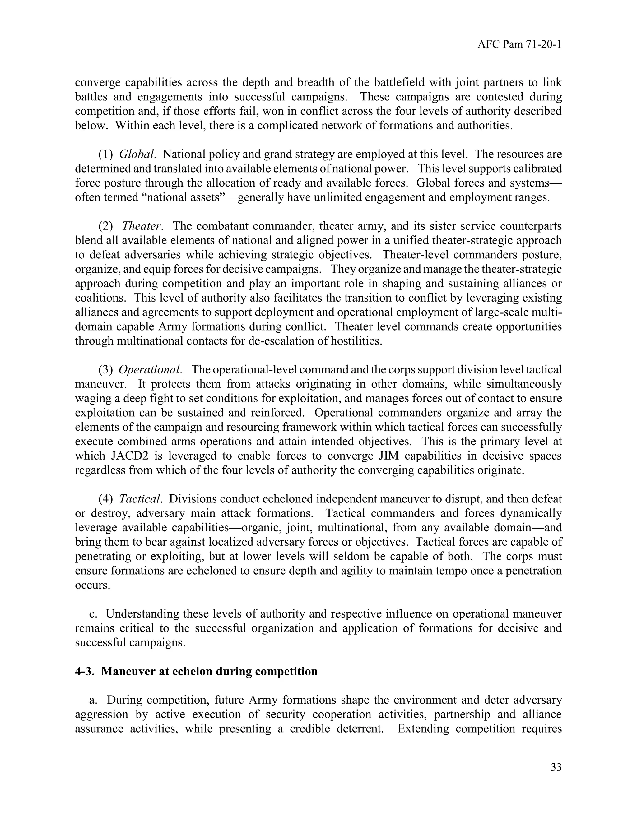 Army Futures Command Concept for Maneuver in Multi Domain Operations ...
