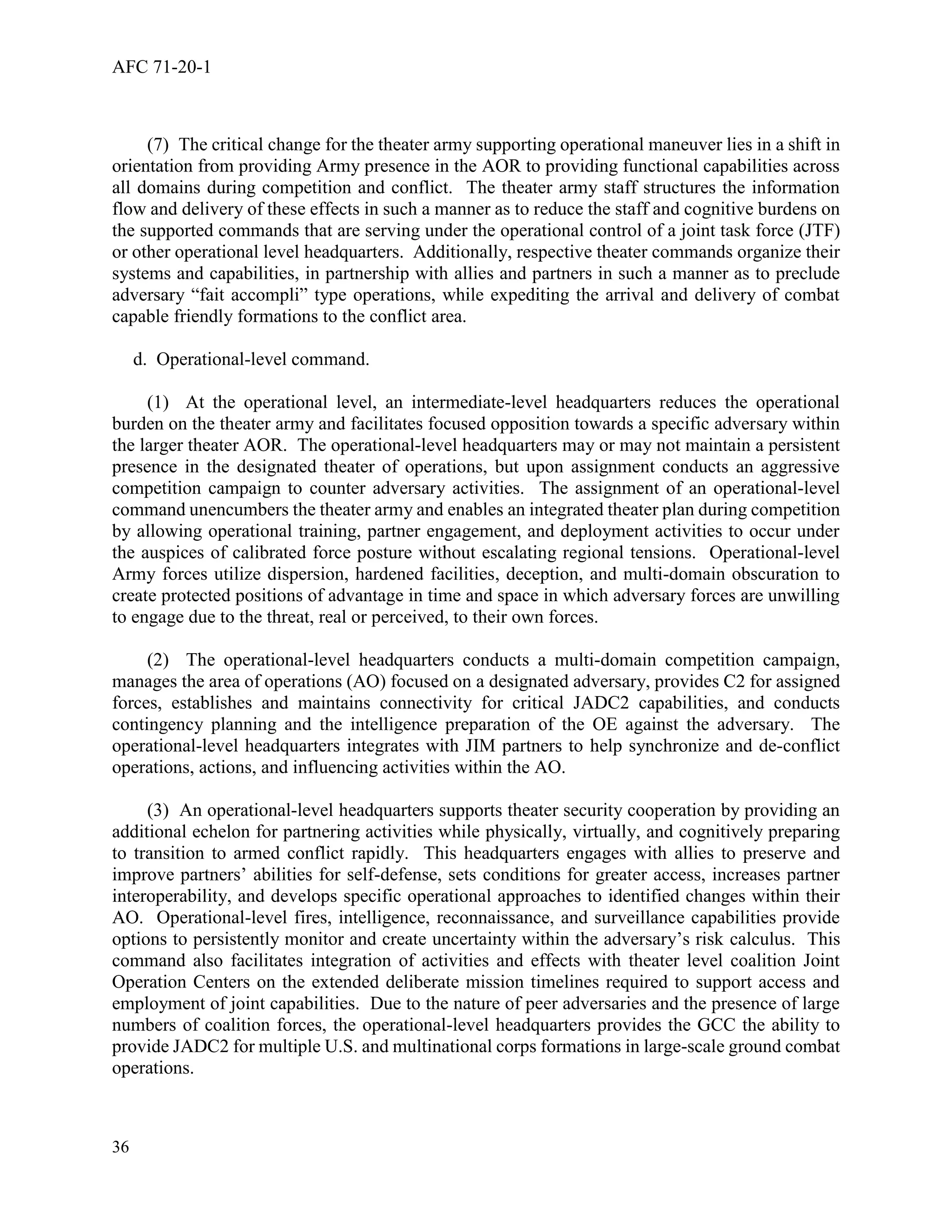 Army Futures Command Concept for Maneuver in Multi Domain Operations ...