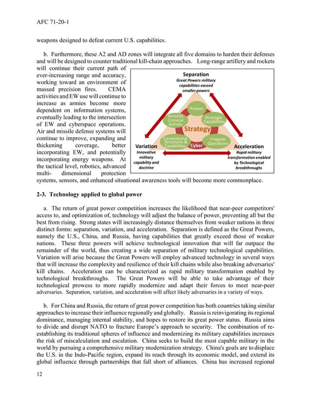 Army Futures Command Concept for Maneuver in Multi Domain Operations ...